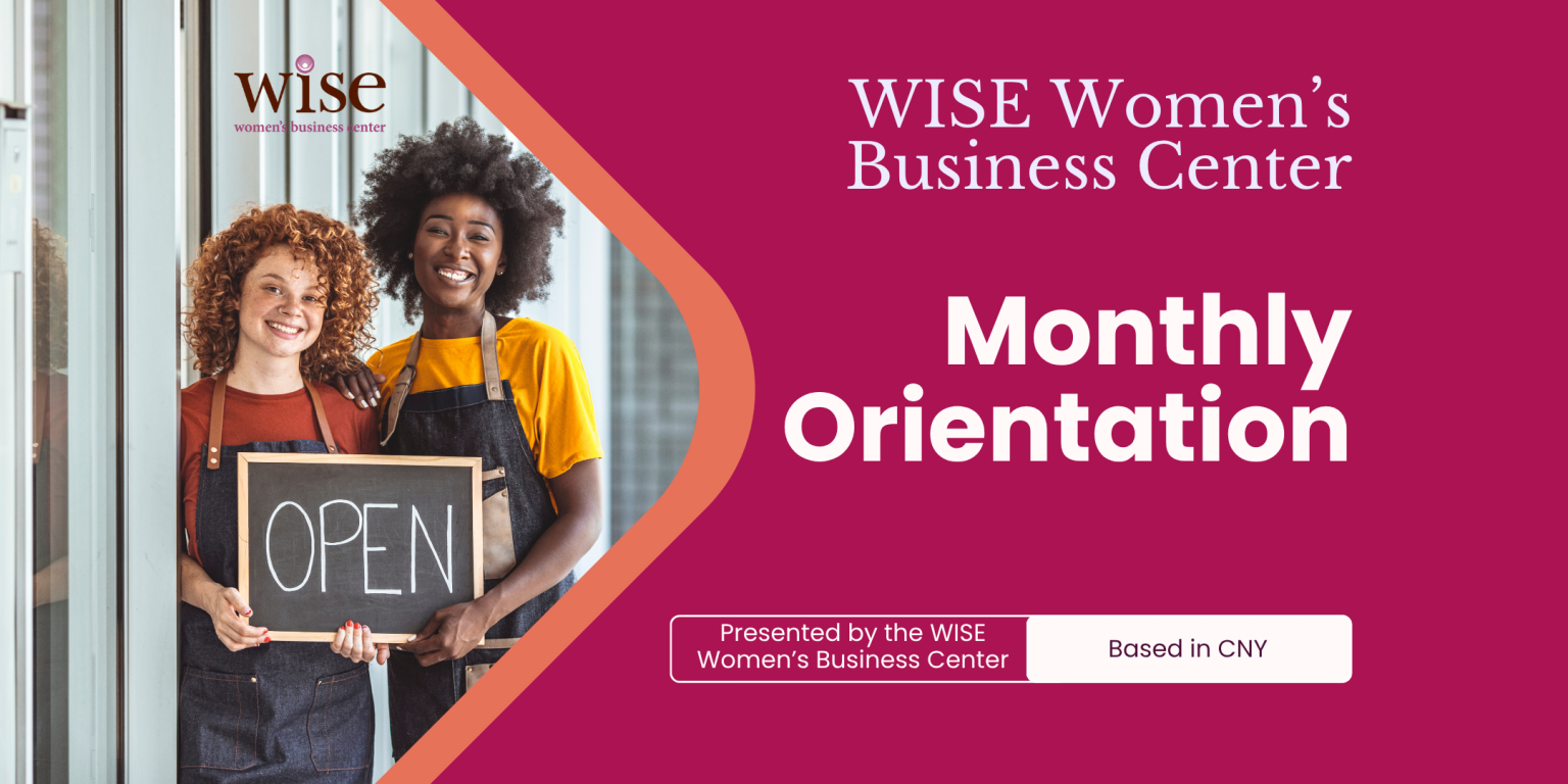 WISE WBC Orientation – WISE Women's Business Center